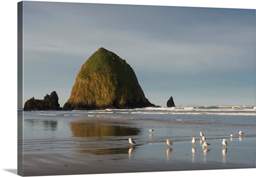 Haystack Rock On Cannon Beach, Oregon | Great Big Canvas