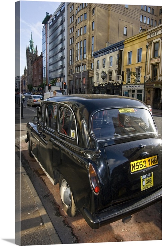 Ireland, Belfast, cab | Great Big Canvas