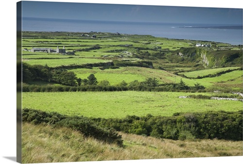 Irish Countryside, Ireland, Farms, Landscape, Scenic | Great Big Canvas