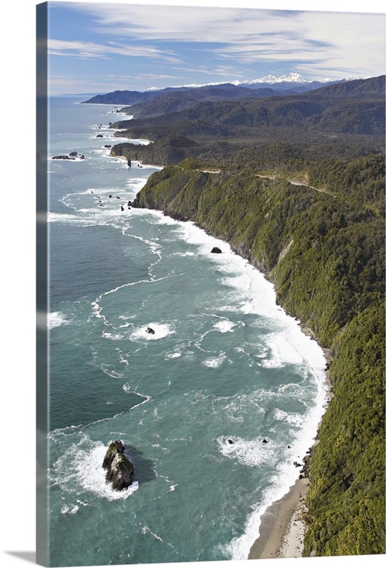 Knights Point, West Coast, South Island, New Zealand - aerial | Great ...