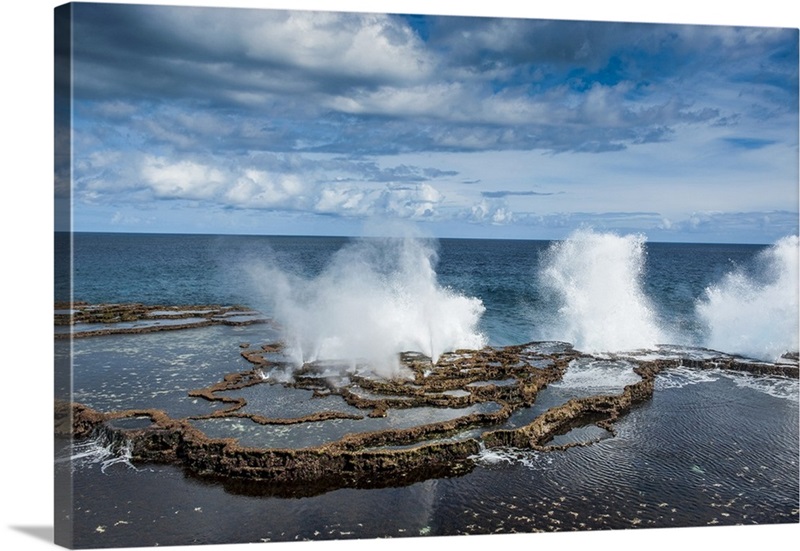 Mapu'a 'a Vaea Blowholes, Tongatapu, Tonga, South Pacific | Great Big ...