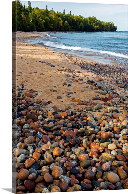 Michigan, Pictured Rocks National Lakeshore, Au Sable Point and Lake ...