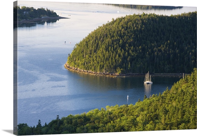 Sailboats moored in Valley Cove, Acadia National Park. Maine | Great ...