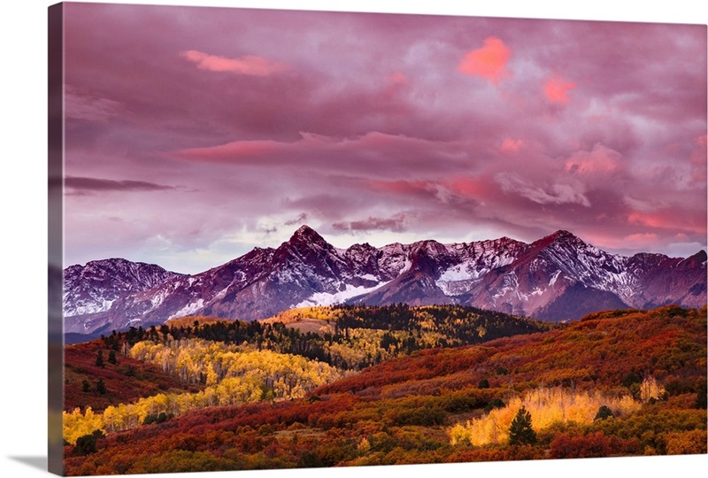 Sneffels Range, Mount Sneffels Wilderness, Uncompahgre National Forest ...