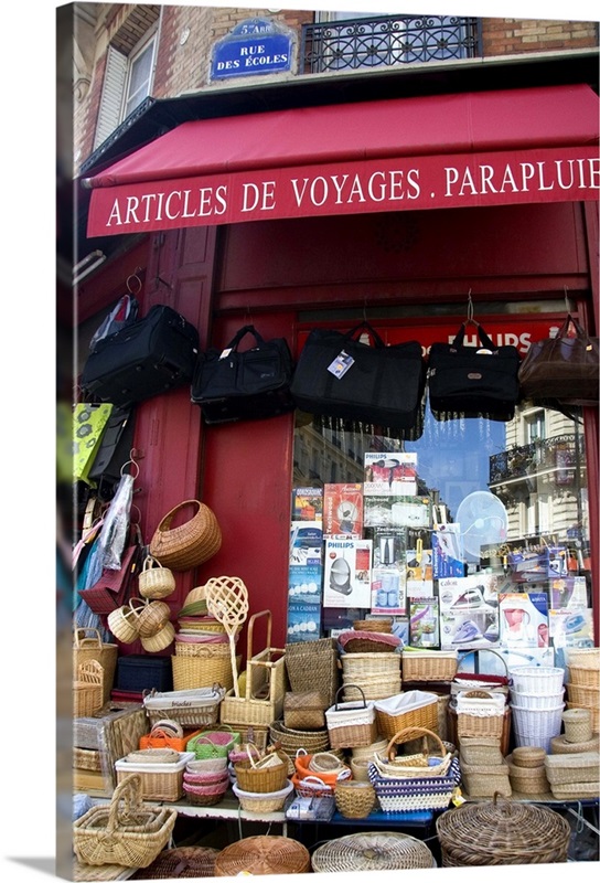 Storefront in Paris, France | Great Big Canvas