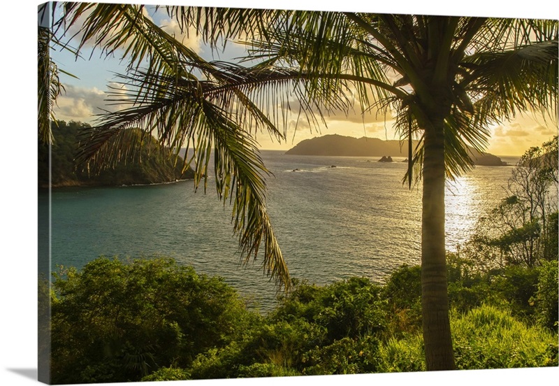 Tobago, Sunrise On Island And Ocean | Great Big Canvas