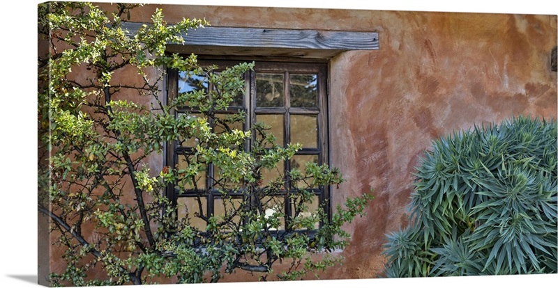 USA, California, Carmel, Window And Stucco Wall Carmel Mission | Great ...