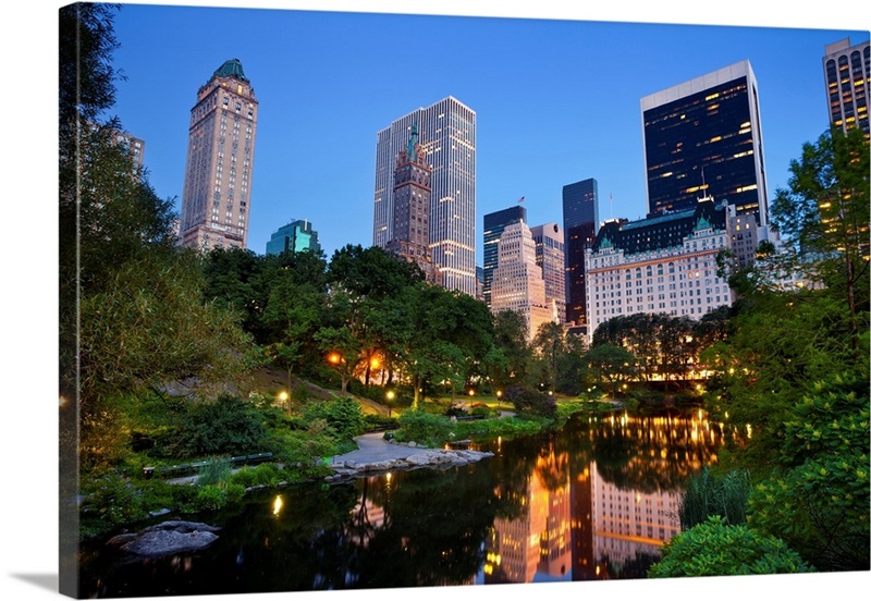Central Park And Manhattan Skyline | Great Big Canvas