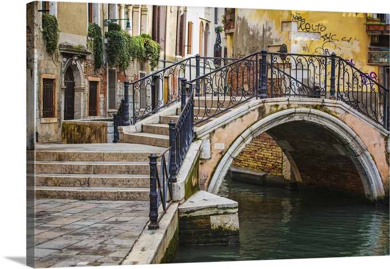Detail Of Old Architecture In Venice | Great Big Canvas
