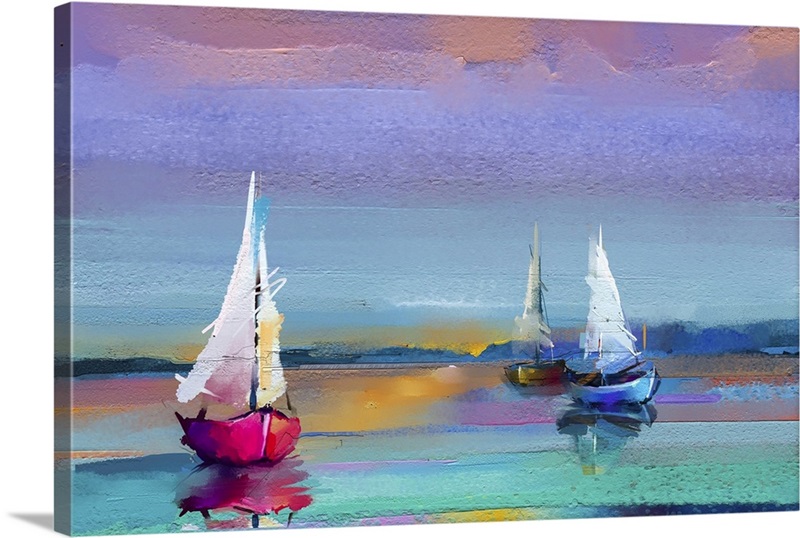 Impressionist Seascape | Great Big Canvas