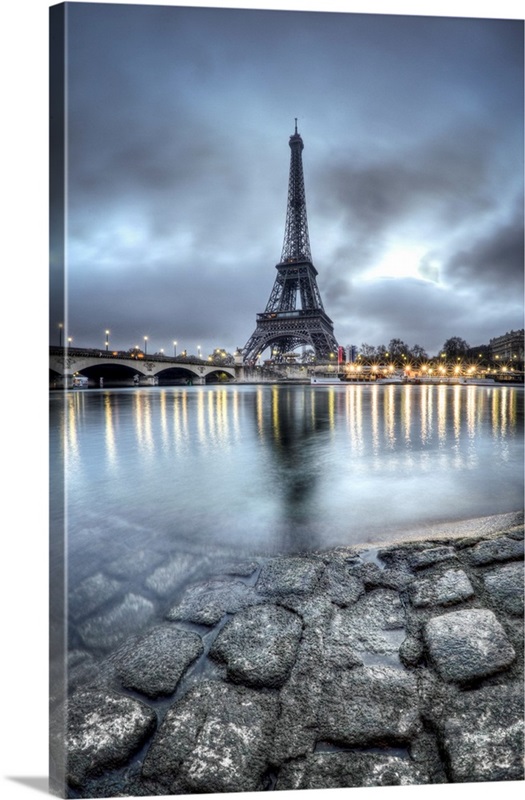 View Of Paris By Night, France | Great Big Canvas