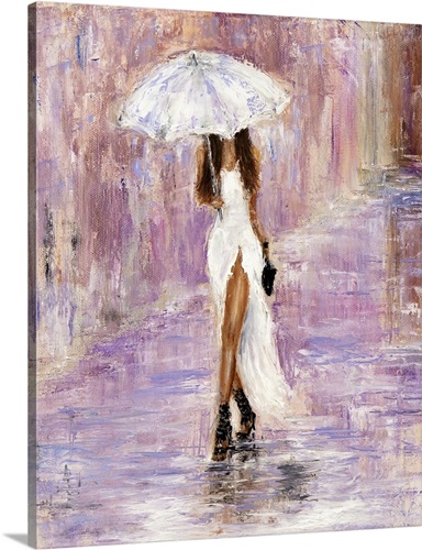 Woman In White Wall Art, Canvas Prints, Framed Prints, Wall Peels ...