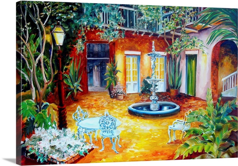 Inside The Courtyard Walls | Great Big Canvas