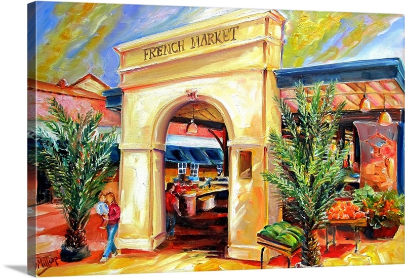 Sunny French Market | Great Big Canvas