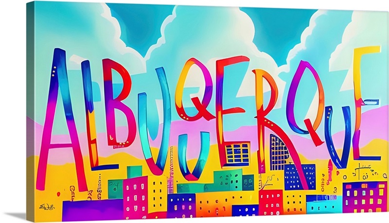 City Strokes Albuquerque | Great Big Canvas
