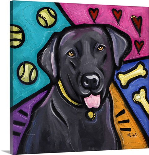 Labrador Retriever Pop Art | Great Big Canvas