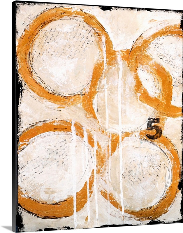 The Twelve Days of Christmas - Five Golden Rings | Great Big Canvas