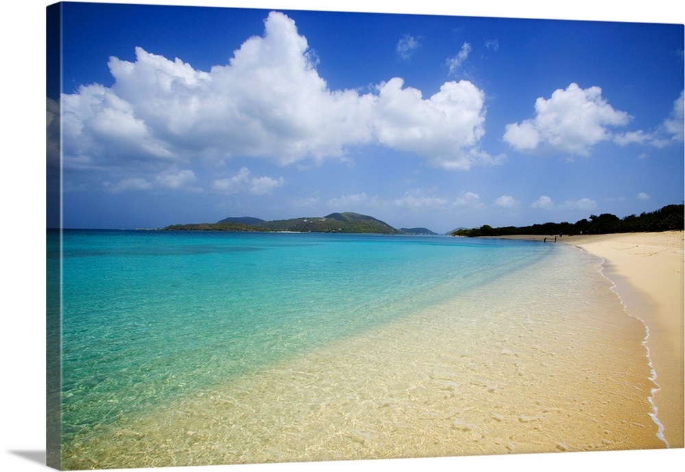 British Virgin Islands, Caribbean, Beef Island, Long Bay beach Wall Art ...
