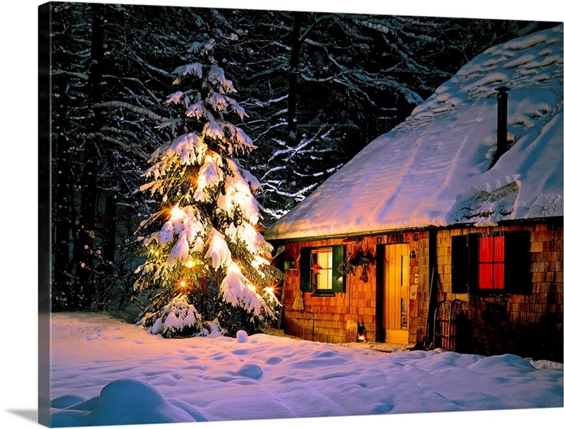 Christmas in countryside | Great Big Canvas