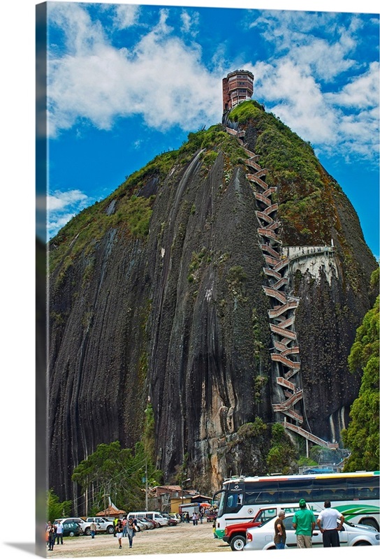 Colombia, Antioquia, Penol rock, Piedra del Penol | Great Big Canvas