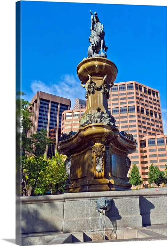 Colorado, Denver, Denver Civic Center, Pioneer Monument | Great Big Canvas