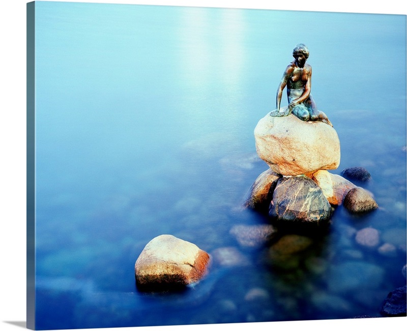 Denmark, Copenhagen, The little Mermaid | Great Big Canvas