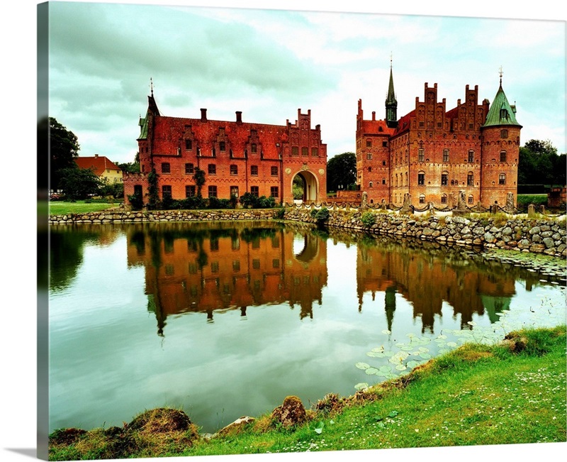 Denmark, Funen, Egeskov Slot (castle) | Great Big Canvas