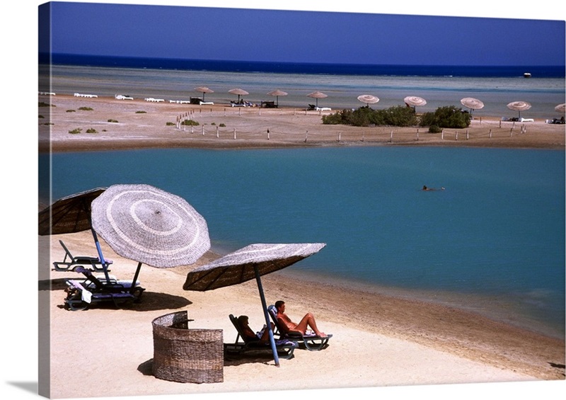 Egypt, Red Sea, El Gouna, beach | Great Big Canvas