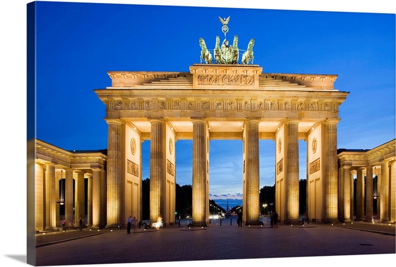 Germany, Berlin, The Brandeburg Gate | Great Big Canvas