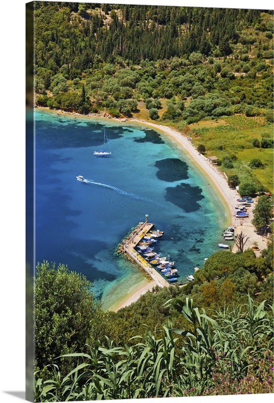 Greece, Ionian Sea, Ithaca, Polis Beach | Great Big Canvas