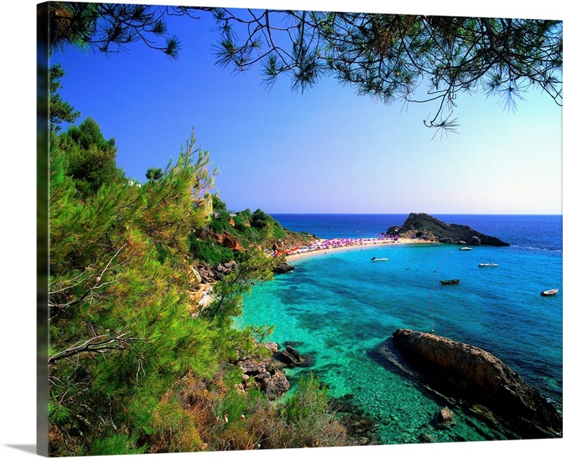 Greece, Kefalonia, Lassi beach | Great Big Canvas
