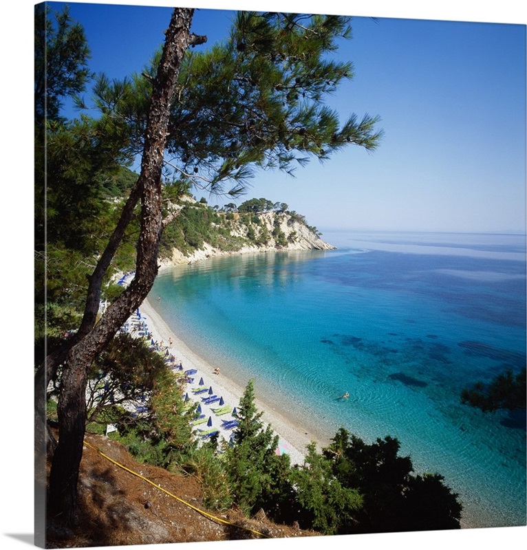 Greece, Samos, Tsamadou Beach near the village of Kokkari | Great Big ...
