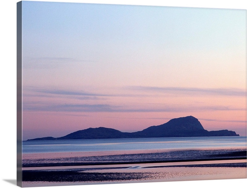 Ireland, County Mayo, Clare Island, sunset | Great Big Canvas