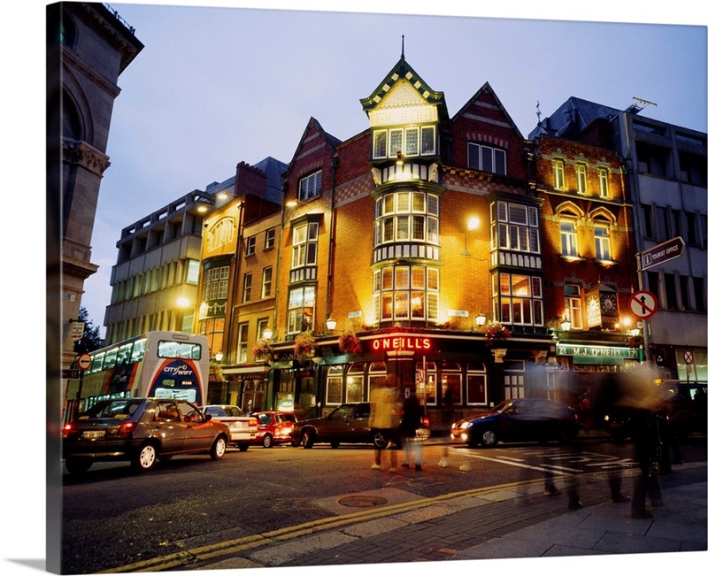 Ireland, Dublin, Typical pub | Great Big Canvas