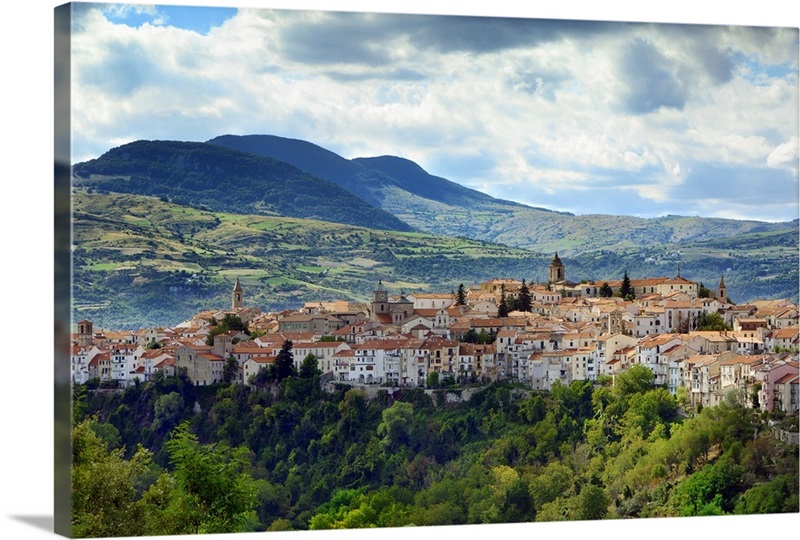 Italy, Agnone, Old town | Great Big Canvas