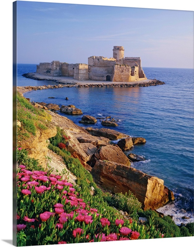 Italy Calabria Ionian Coast Le Castella Locality Great Big Canvas