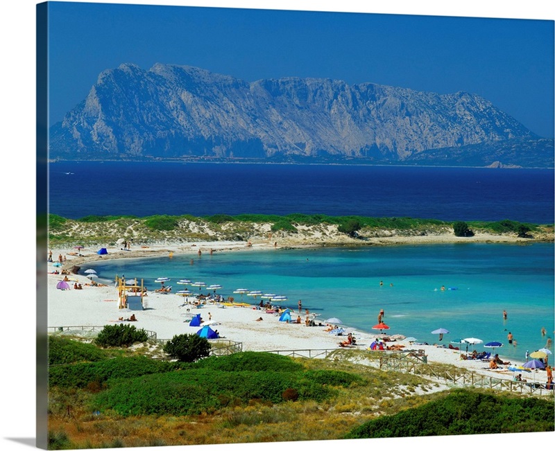 Italy, Sardinia, Isuledda Beach, Isuledda beach near San Teodoro ...