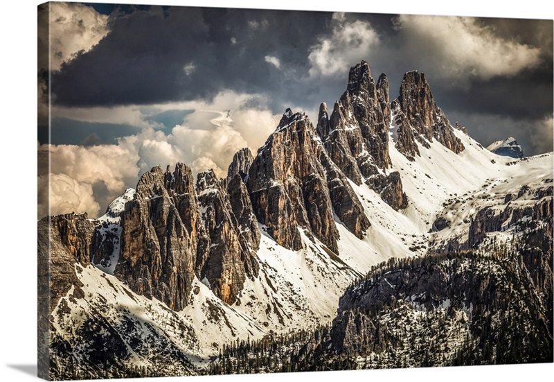 Italy, Veneto, Alps, Dolomites, Cadore, Cortina D'ampezzo, Croda Da ...