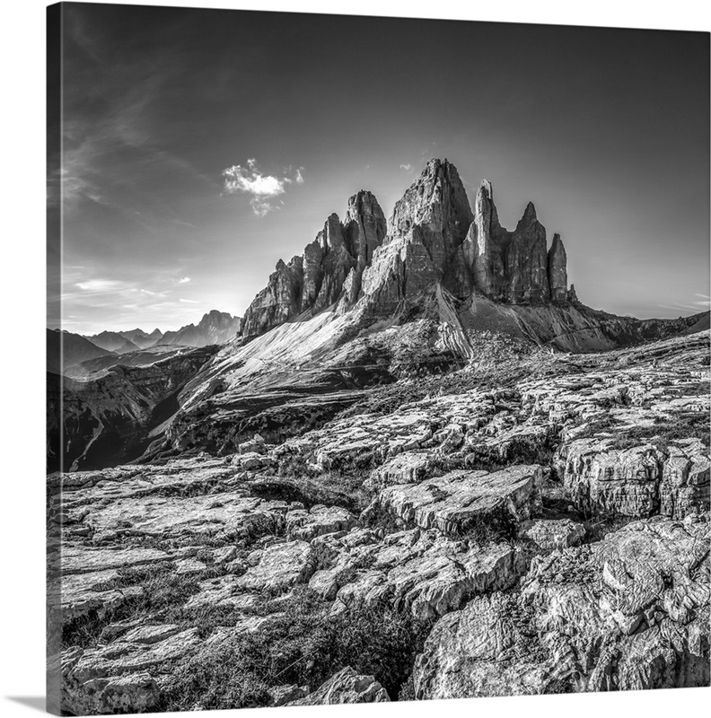 Italy, Veneto, Belluno District, Alps, Dolomites, Cadore, Three Peaks ...