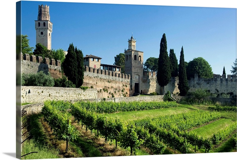 Italy, Veneto, Susegana, San Salvatore castle | Great Big Canvas