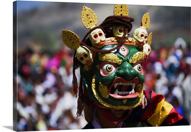 Kingdom of Bhutan, Raksha dance and Raksha Mangcham (judgement of deads ...
