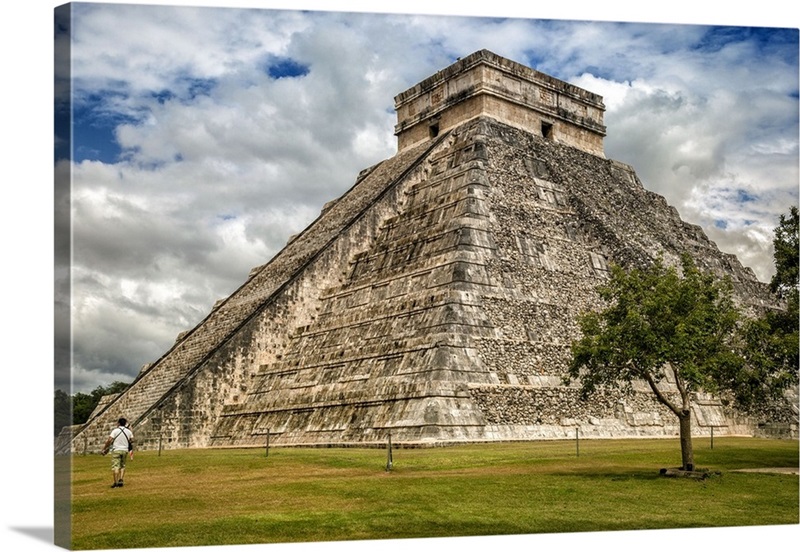Mexico, Yucatan, Chichen Itza, El Castillo | Great Big Canvas