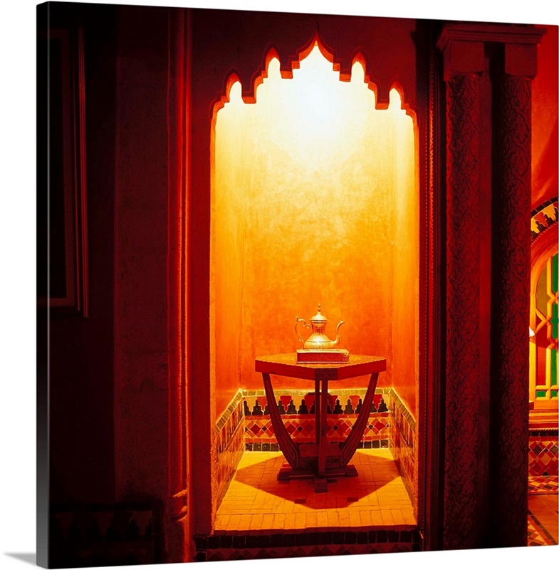Morocco, Rabat, Medina, tea room | Great Big Canvas
