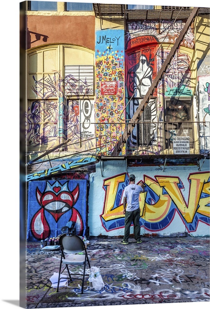 New York, Long Island City, Graffiti, 5 Pointz Aerosol Art Center Wall ...