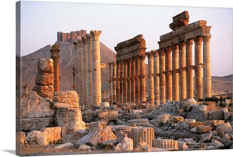 Syria, Syria, Palmyra, Old ruins | Great Big Canvas