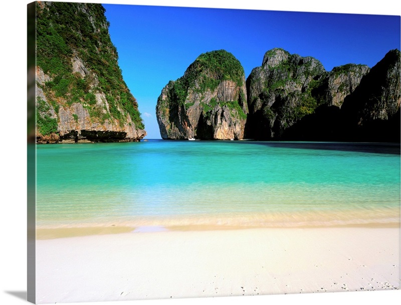 Thailand, Krabi, Phi Phi Lay, Andaman sea, Maya Bay | Great Big Canvas