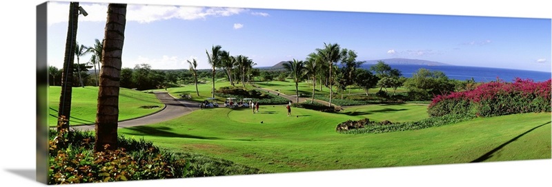 United States, Hawaii, Maui island, Wailea Blue Golf course | Great Big ...