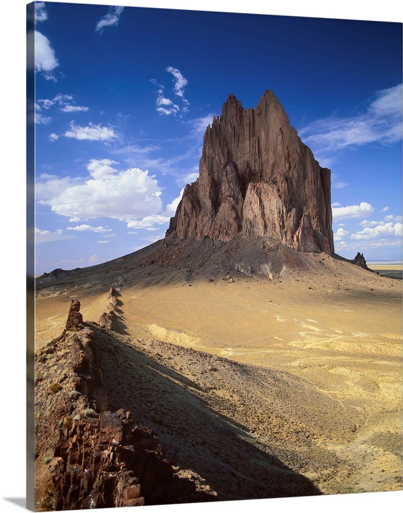 United States, New Mexico, Shiprock Mountain Wall Art, Canvas Prints ...