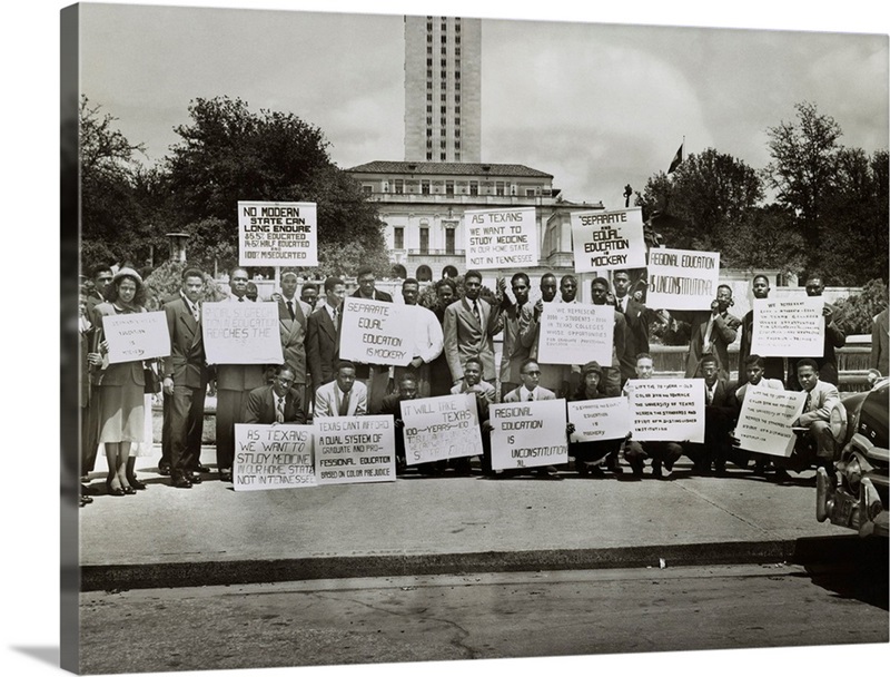 African Americans Demonstrate Against Segregation At University Of ...