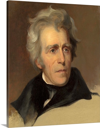 Andrew Jackson, by Thomas Sully, 1845 | Great Big Canvas